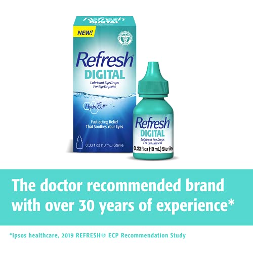Refresh Digital Lubricant Eye Drops, 0.33 Fl Oz (Pack of 1) – PENNYPART.COM