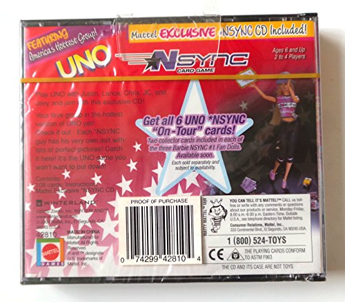 Mattel Uno NSync Card Game – PENNYPART.COM