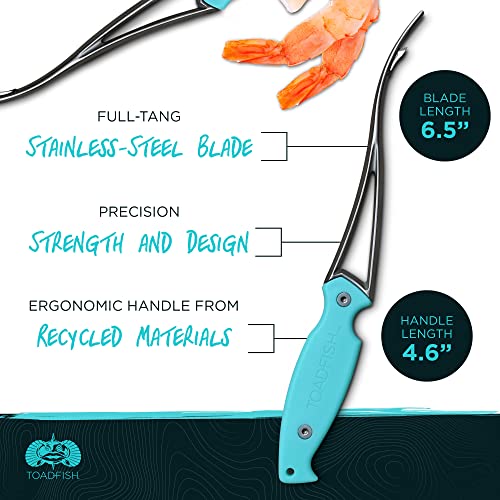 Toadfish Shrimp Deveiner Tool - Prawn & Seafood Peeler - Frogmore Shri ...