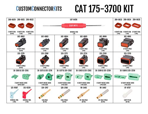 CAT-175-3700 Field Service Kit with 1U5804 CAT Crimp Tool for 22-12 AW ...