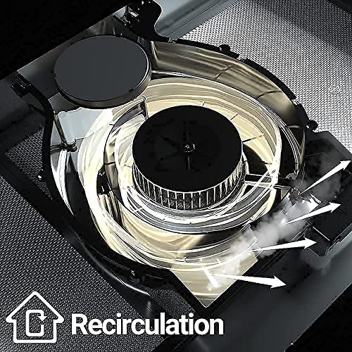 CIARRA CAS75918A 30 inch Range Hood with CACF006 Carbon Filters, Stain ...